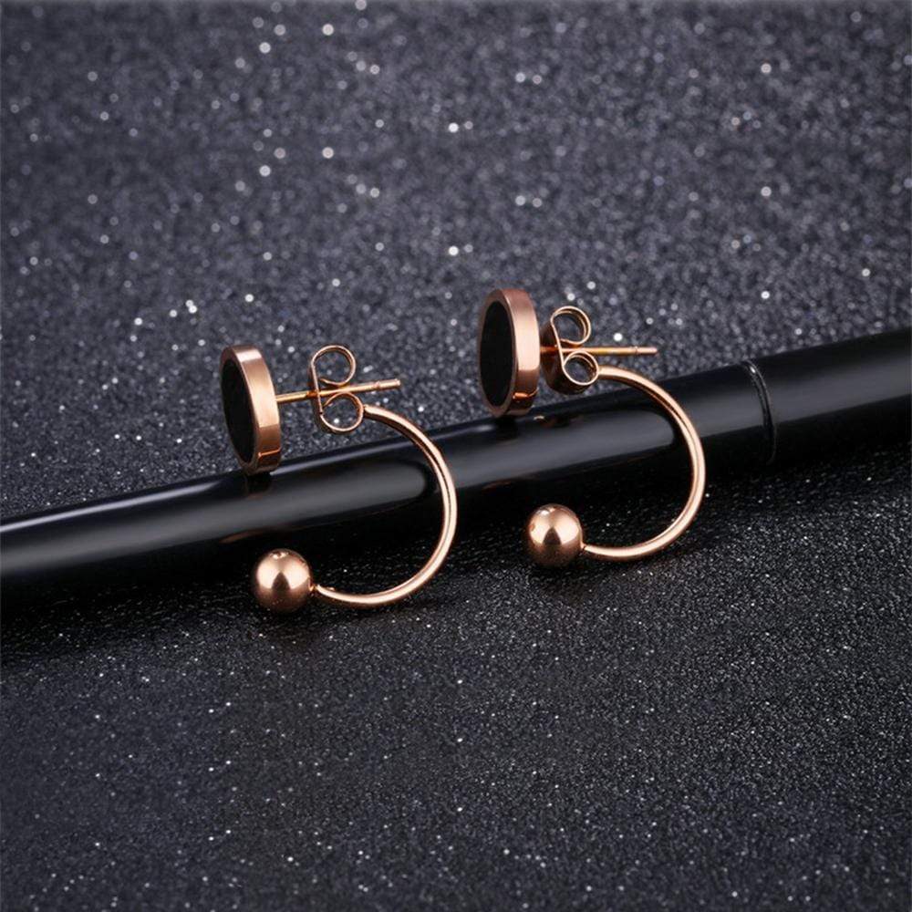 Triss Back Lobe Earrings - Bullion Gold