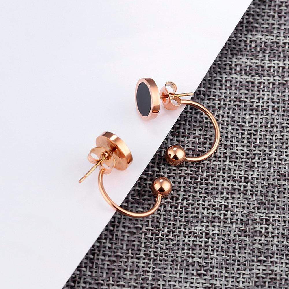 Triss Back Lobe Earrings - Bullion Gold