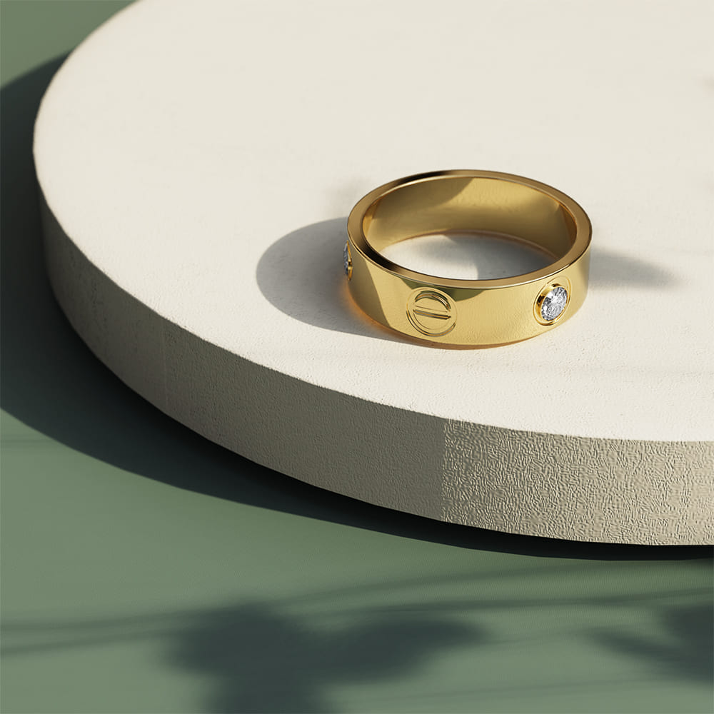 Carrie Ring In Gold - Bullion Gold