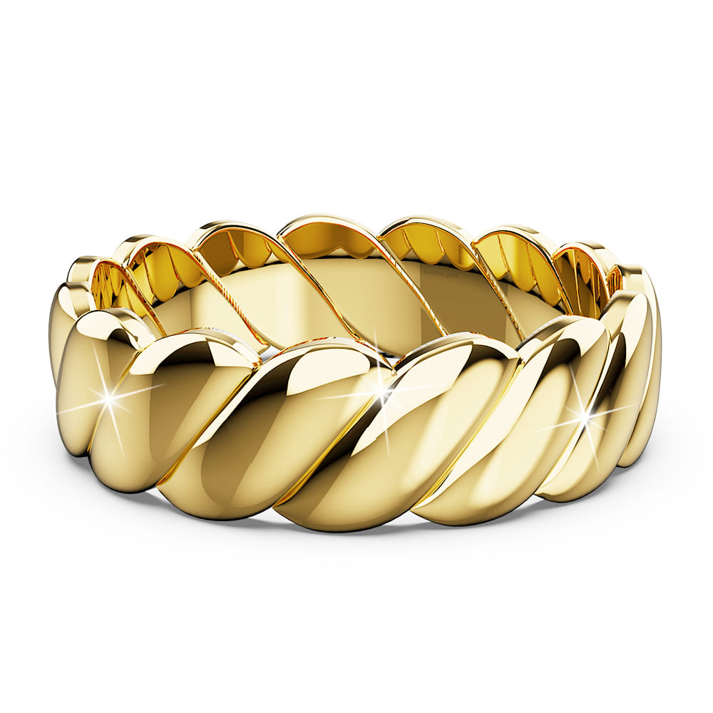Harmony Ring Gold Layered Ring - Bullion Gold