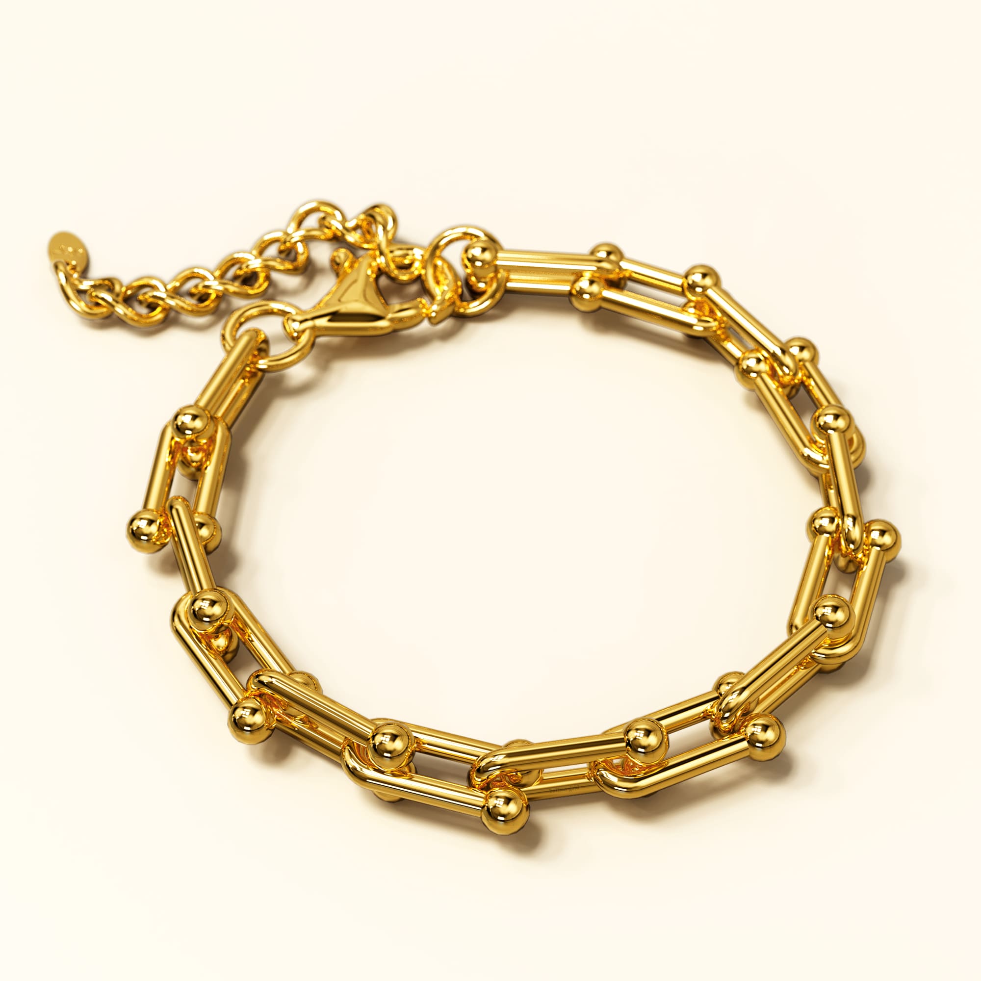 U-Link Chain Bracelet - Bullion Gold